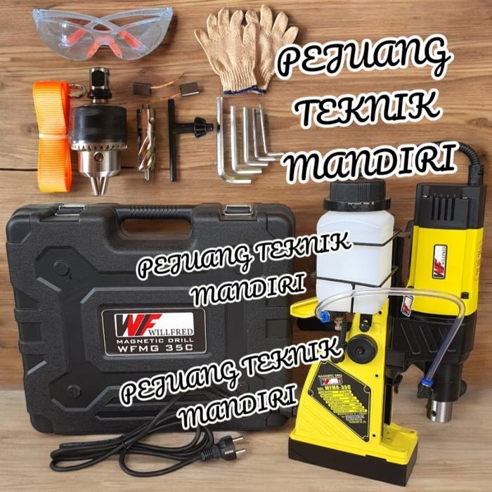 Jual MESIN BOR MAGNET JETBROACH WILLFRED WFMG-35C / BOR MAGNET JET ...