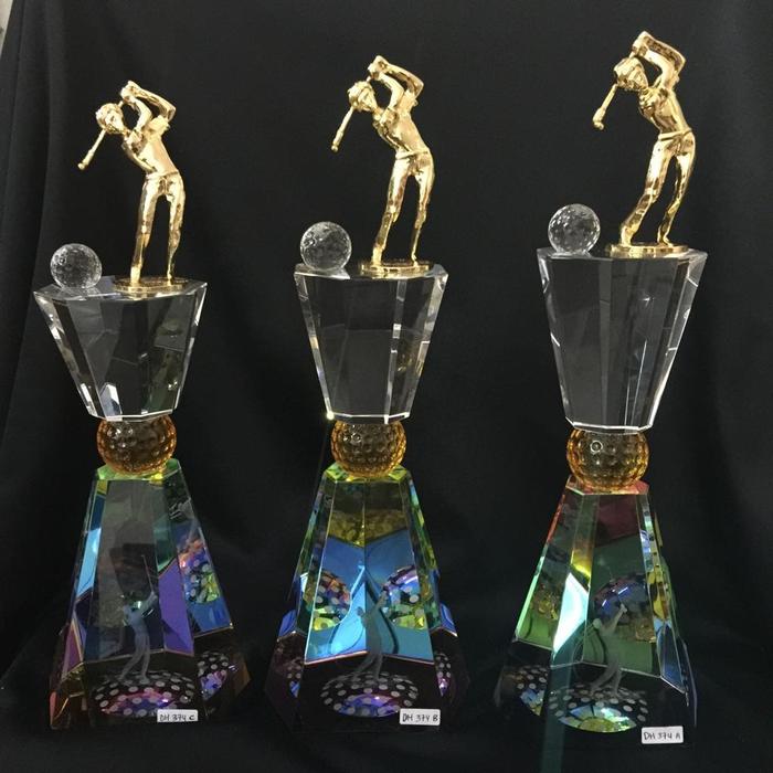 Jual Golf Piala DH 374 Trophy Kristal Turnamen BGO BNO High Quality ...