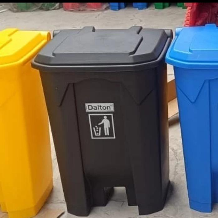 Jual Dustbin Tempat Sampah Injak Pedal 50L 80L 100L Plastic HDPE DALTON ...