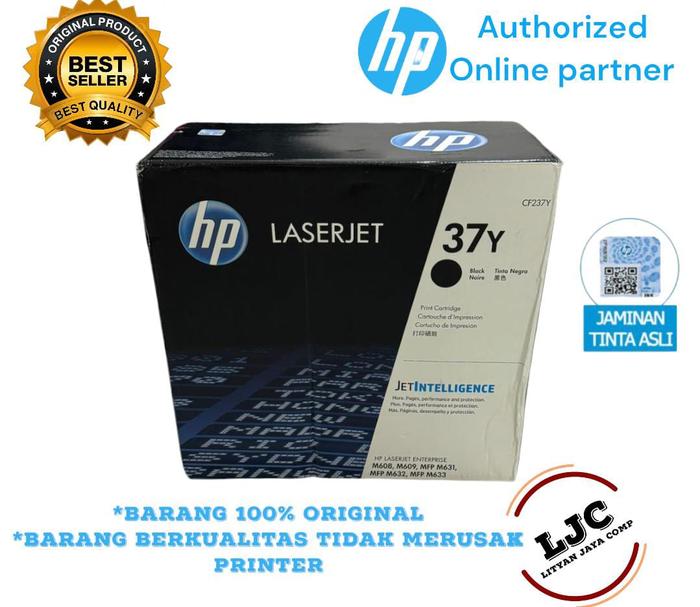 Jual TONER LASERJET HP 37Y(CF237YC) BLACK ORIGINAL - Jakarta Selatan ...