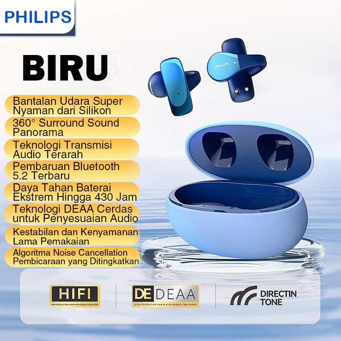 Jual Philips TAT2719 Wireless Open-ear Bone conduction V5.4 Sports ...