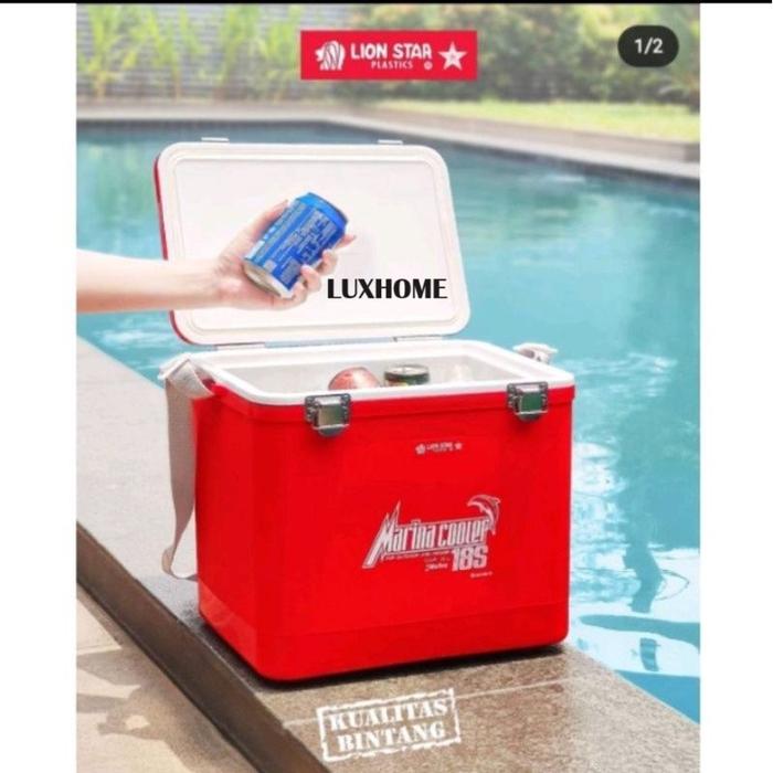Jual MARINA COOLER BOX 18S LIONSTAR I-17 / BOX PENDINGIN PORTABLE 16 ...