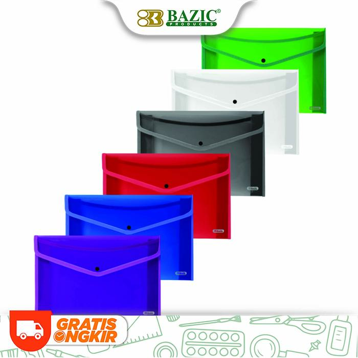 Jual Bazic F4 Document Holder - Map Kancing Ukuran Folio - Jakarta ...