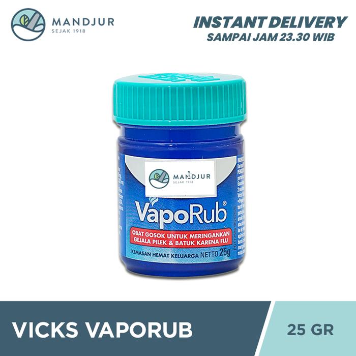 Jual Vicks VapoRub 25 gr - Obat Oles Pereda Batuk dan Pilek - Jakarta ...