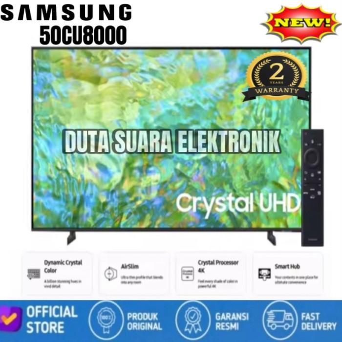 Promo SAMSUNG 50CU8000 Crystal UHD 4K Smart TV 50 Inch UA50CU8000 - TV ...