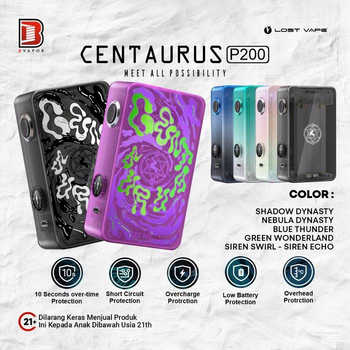 Jual MOD LOSTVAPE CENTAURUS P200 - Kab. Sleman - Bvapor UII Jakal ...