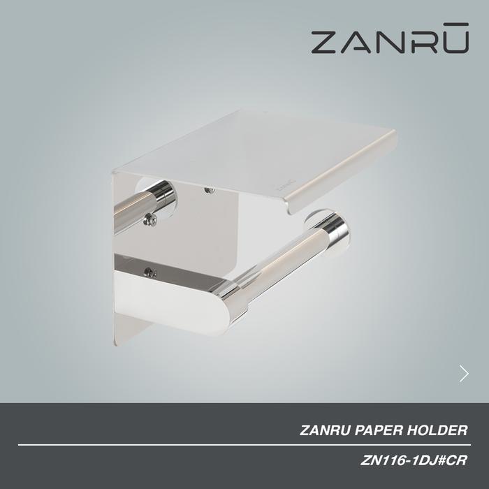 Promo ZANRU Paper Holder ZN116-1DJ | Gantungan Tisu - Stainless Steel ...