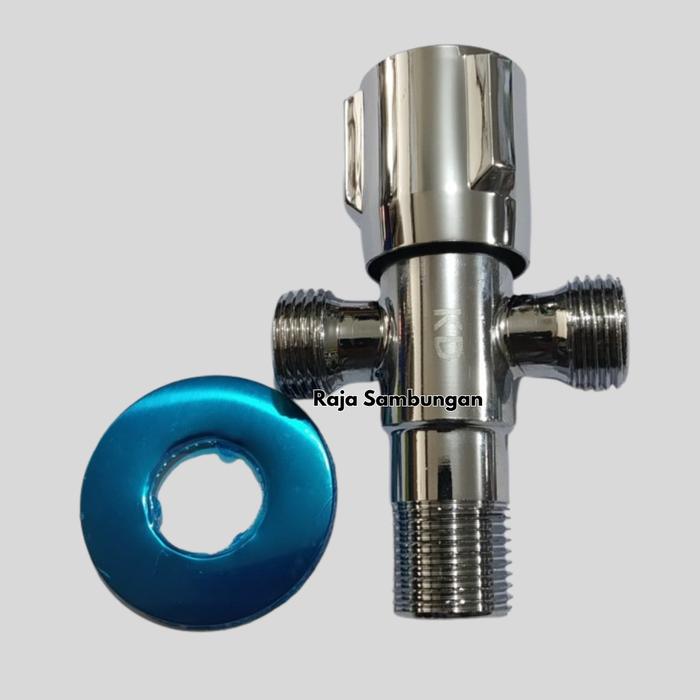 Jual Kran T Shower 1/2 Inch Cabang 3 Keran Penghubung StopKran Putar Stop Kran Jet - Kota Depok ...