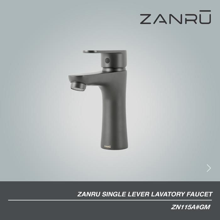 Promo ZANRU Lavatory Faucet ZN115A | Kran Wastafel - Keran - Gun Metal ...