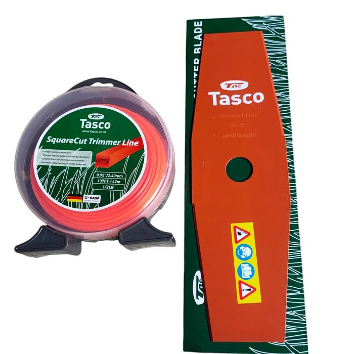 Jual 2 Pcs Pisau Potong Rumput Dan Senar Potong Rumput ORIGINAL TASCO ...