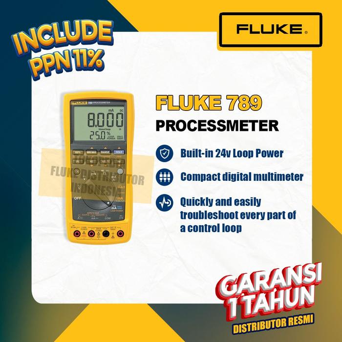 Promo Fluke 789 Processmeter Digital Multimeter Processmeter Cicil 0% ...