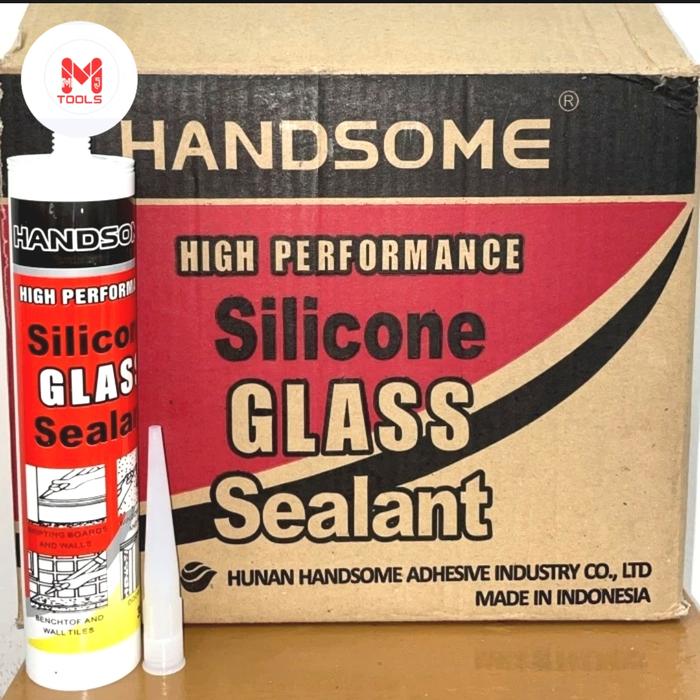 Jual Lem Silikon Botol HANDSOME (harga per dus 24 botol) - HANDSOME Lem ...