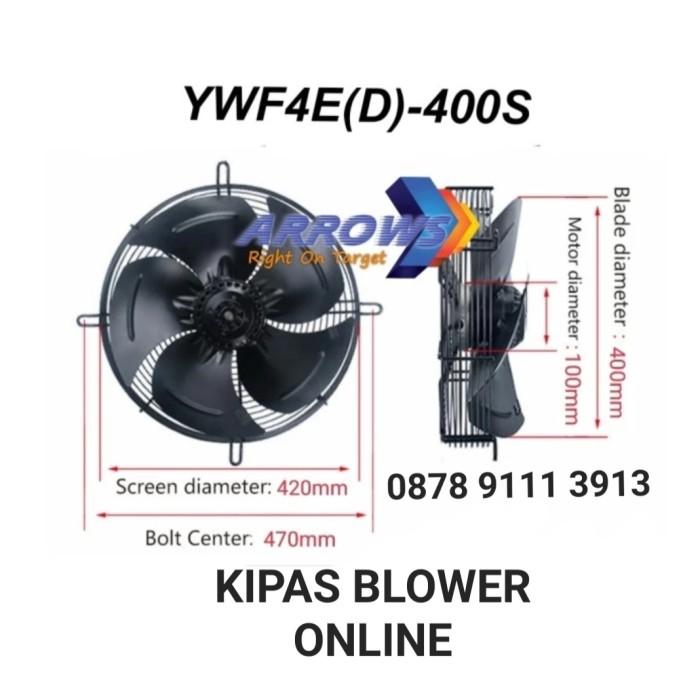 Jual Axial fan chiller 16 inch 220v axial fan condensor 16 inch YWF4E ...