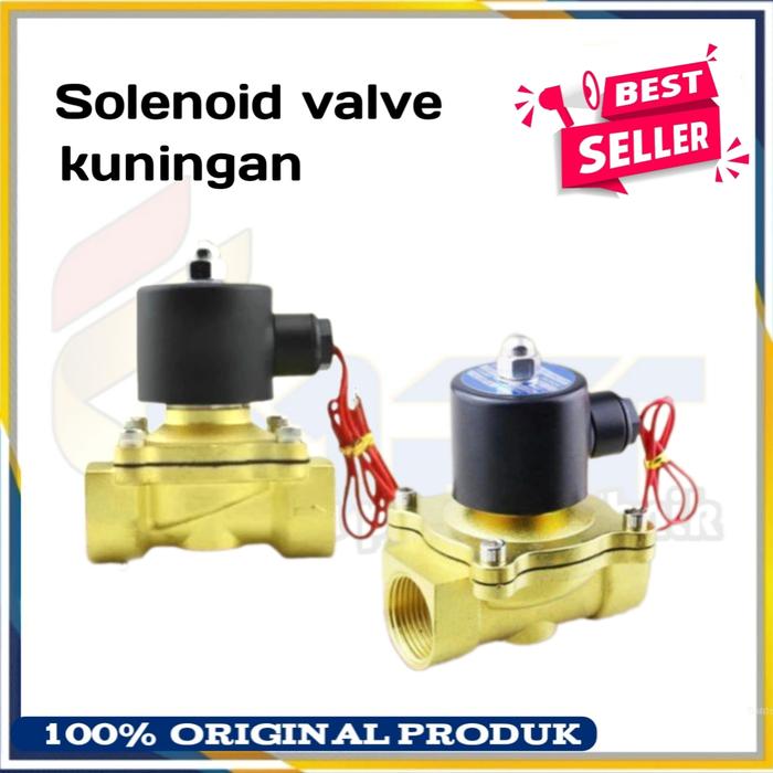Jual SOLENOID VALVE KUNINGAN 1 INCH AC220V - Jakarta Barat - MITRA POMPA TEKNIKK | Tokopedia