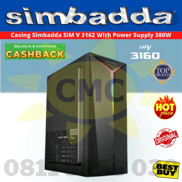 Jual CASING SIMBADDA SIM V 3160 SIM V 3162 + PSU 380W - Sim-v 3160 ...