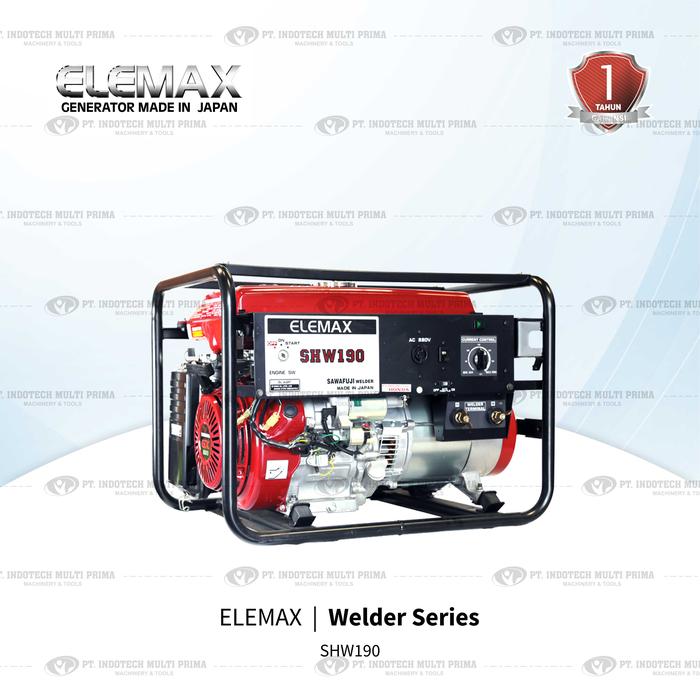 Jual Genset / Generator Elemax Welder Series | tipe SHW190 Garansi 1 ...