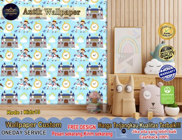 Jual Wallpaper & Wallstiker Custom 3D Tema Animasi Anak | Hewan Hewan ...