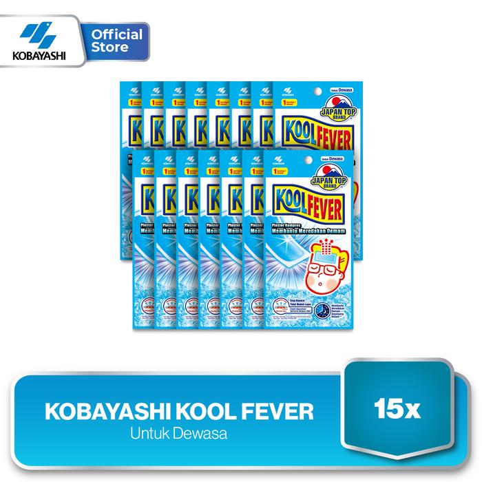 Promo Koolfever Adult [15 pcs] - Plester Kompres Demam Dewasa Penurun Panas - Kota Tangerang ...