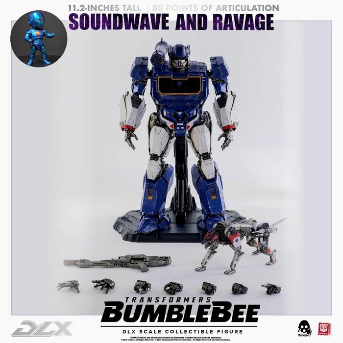 Jual Action Figure Threezero DLX Soundwave and Ravage Transformer ...