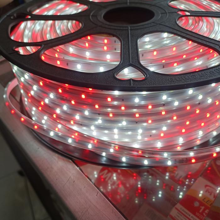 Jual LAMPU STRIP MERAH PUTIH RGB/LAMPU SELANG MERAH PUTIH 10METER ...
