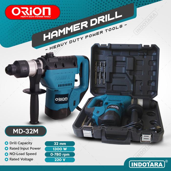Promo Mesin Jack Hammer / Hammer Drill / Mesin Bor Tembok Orion MD32S ...