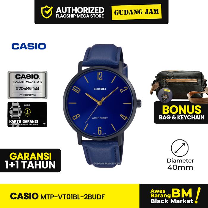 Promo Casio General MTP-VT01BL-2BUDF MTP-VT01BL MTP-VT01 MTPVT01BL MTPVT01 - Kota Bandung ...