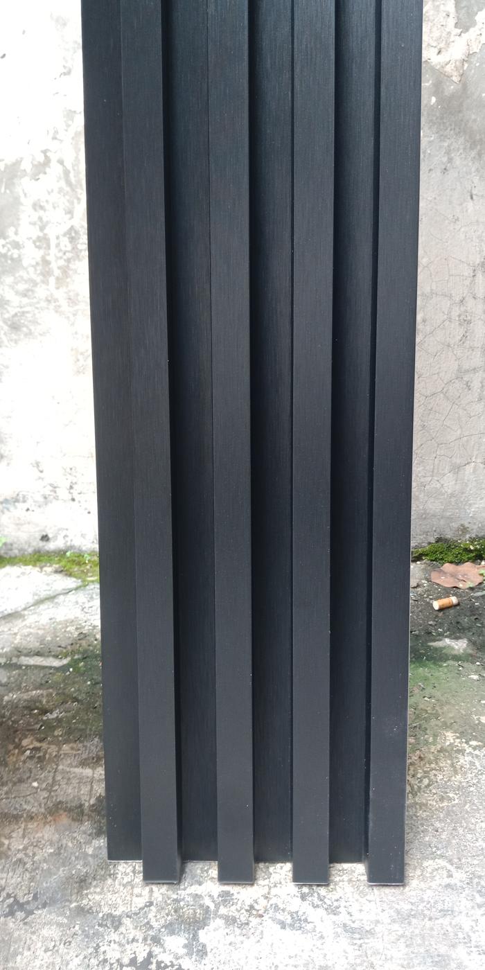 Jual Wpc wood panel dinding wall panel kisi kisi dinding - KZ-Hitam-2 ...