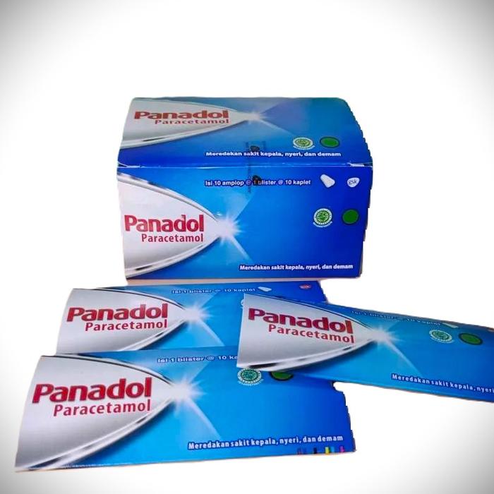 Jual Panadol Biru Paracetamol 1 Box isi 10 Blister @ 10 kaplet - Kota ...