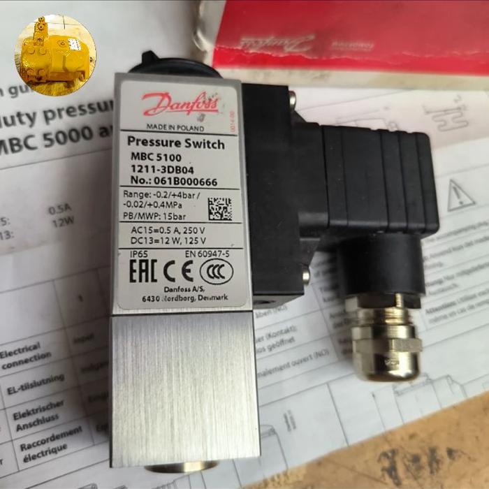 Jual Pressure Switch Danfoss MBC5100 / 1211-3DB04 / 061B000666 / Danfoss MBC - Jakarta Barat ...