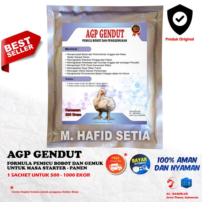 Jual AGP GENDUT Suplemen Ayam / Vitamin Ayam / Penggemuk Ayam ...