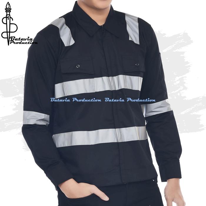 Jual Baju Kemeja Wearpack Safety Zipper Tambang Proyek Seragam Kerja ...