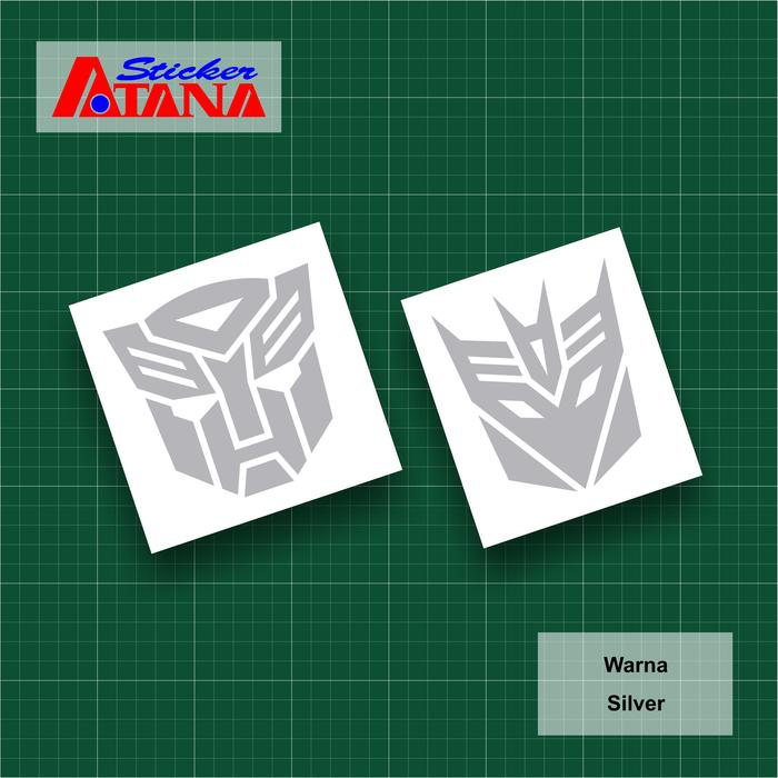 Jual Stiker Cutting Transformers Emblem Logo Autobot Decepticon ...