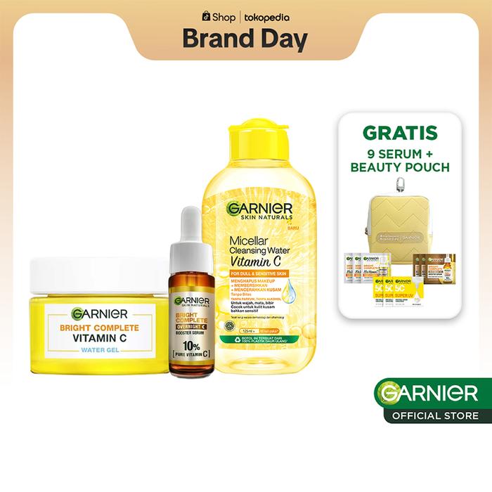 Jual [Special Brand Day] Bright Complete Bundle Free Pouch + Serum + UV ...