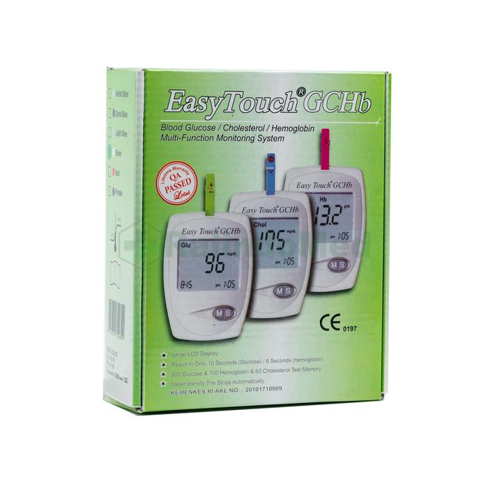 Jual Alat cek Gula Darah Kolesterol Hb Hemoglobin Easy touch GCHB 3in1 ...