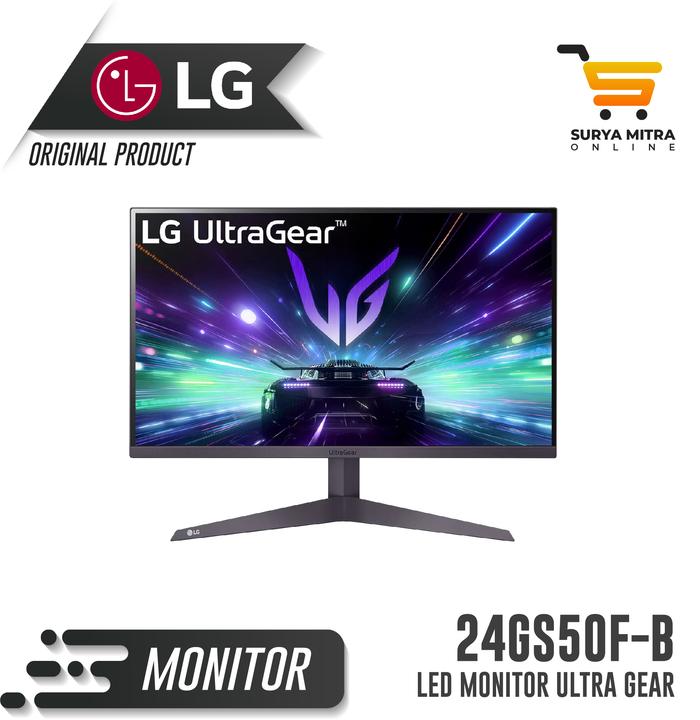 Promo Monitor Gaming LG UltraGear 24GS50F-B 24" FHD VA 180Hz Cicil 0% ...