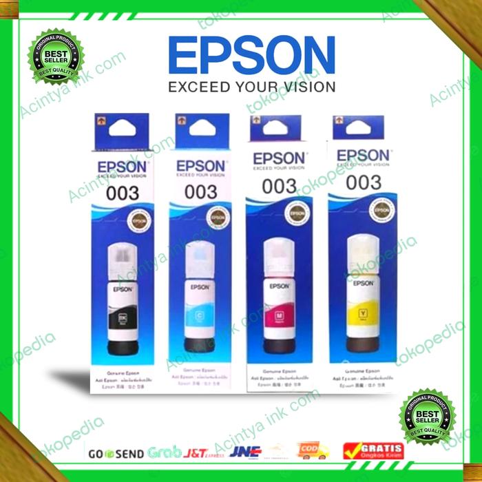 Jual Tinta Epson 003 1SET Original Black Color For L1110 L3150 L3116 L3250 - Jakarta Selatan ...