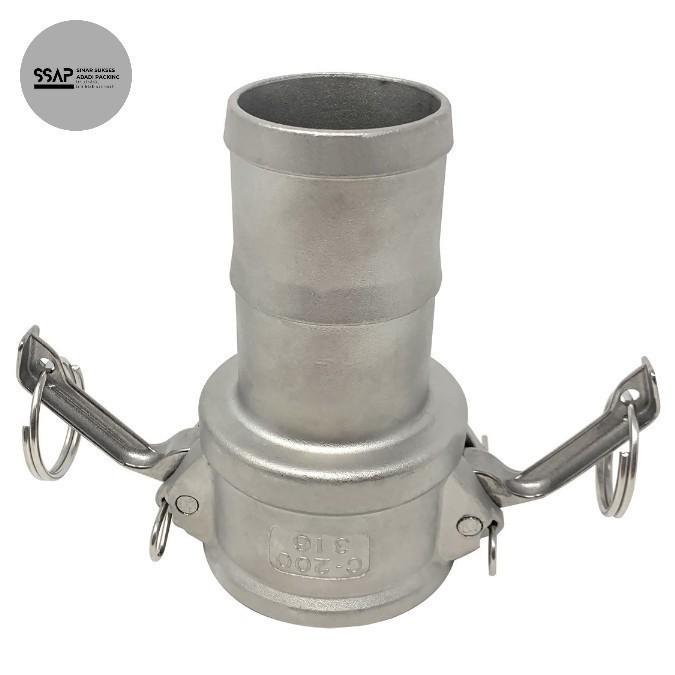 Jual Camlock Stainless 3" inch Type C / Camlock Fitting SS316 Tipe C ...