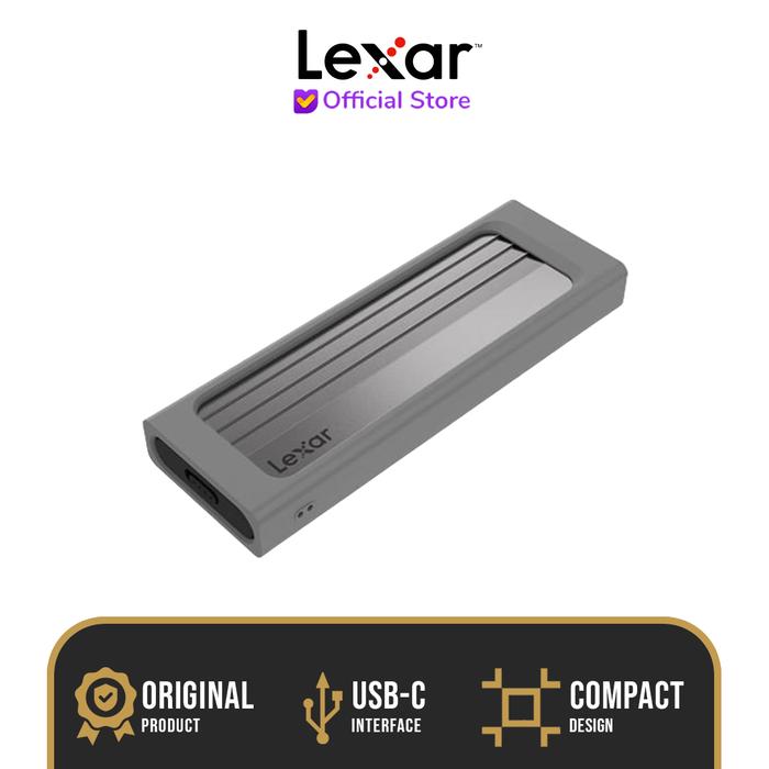 Promo Lexar SSD Enclosure E350 M.2 NVMe & SATA External Case USB 3.2 ...
