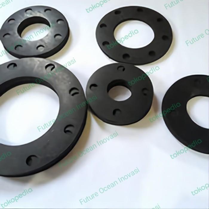 Jual Gasket rubber EPDM karet seal ori epdm Tebal 5mm flange jis 10k - 1/2" - Jakarta Barat ...