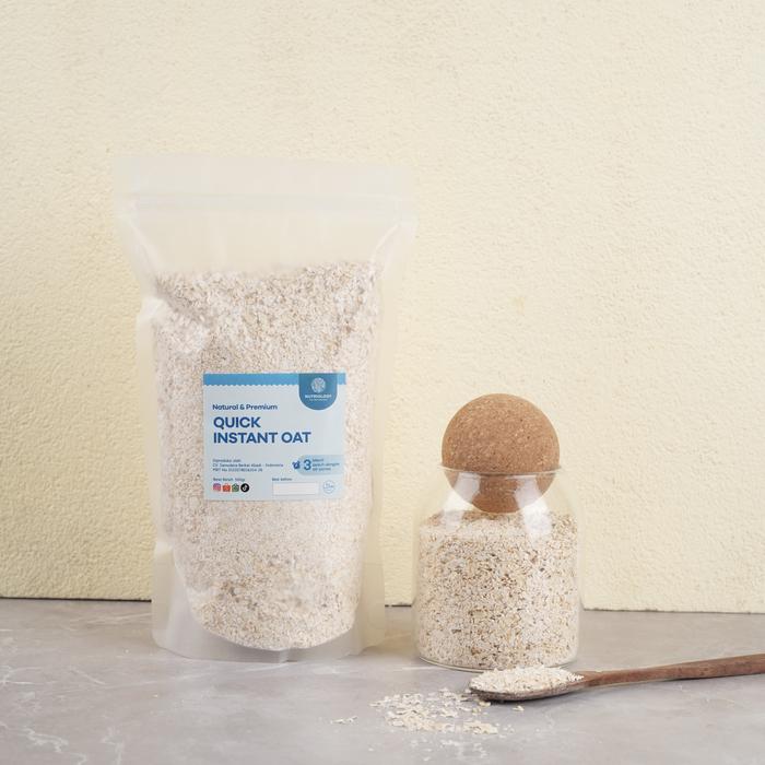 Promo Quick Instan Oat oatmeal Gandum Instant Oats 500 Gr Natural ...