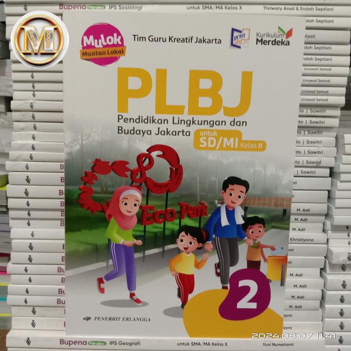 Jual buku Mulok PLBJ kelas 2 SD Kurikulum Merdeka Erlangga #Original ...