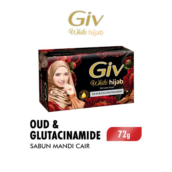 Promo Giv White Hijab Sabun Mandi Batang Oud & Glutacinamide Cerah dan Lembab 72 gr - - Wings ...