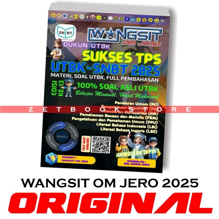 Promo BUKU WANGSIT OM JERO SUKSES TPS UTBK SNBT 2025 - Jakarta Pusat - zetbookstore | Tokopedia