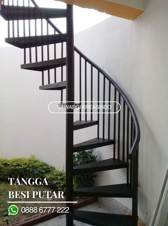 Jual Tangga Besi Putar spiral, bengkel produksi bandung cimahi - Kota ...