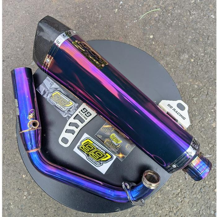 Jual Knalpot Racing Xmax 250 / 300 Fullset Original 99 Racing Exhaust ...