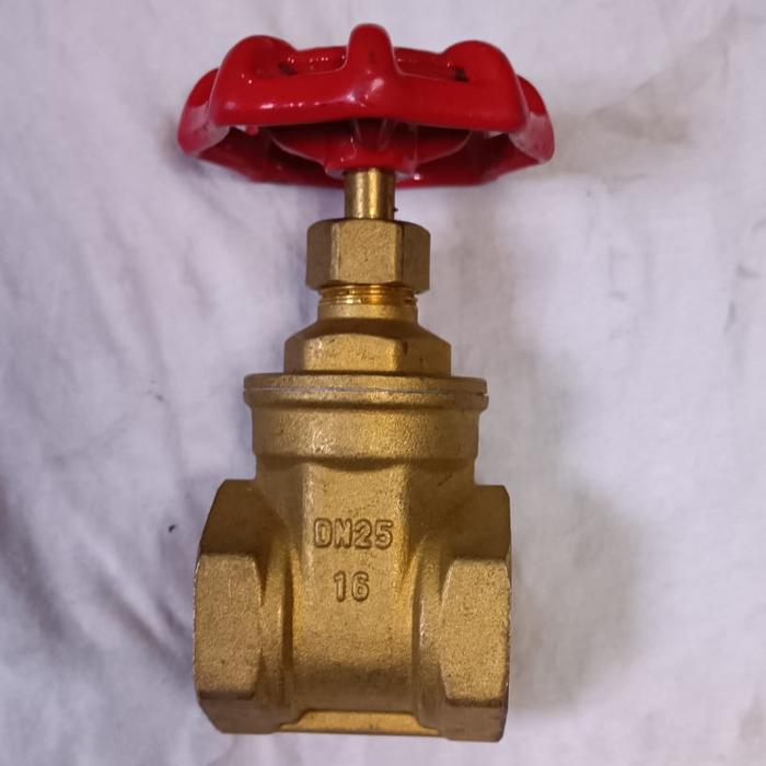 Jual gate valve stop kran kuningan 1 inch PN16 - Kota Bandung - tech ...