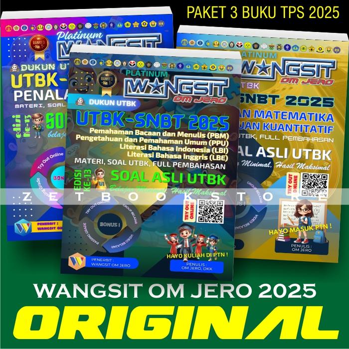 Promo Buku Wangsit 2025 / Buku Wangsit Om Jero UTBK SNBT Paket TPS 2025 - Jakarta Pusat ...