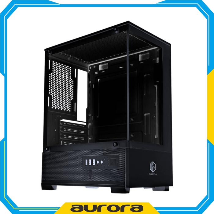 Jual CUBE GAMING SANG Black White MATX M-ATX ITX Casing PC Computer ...