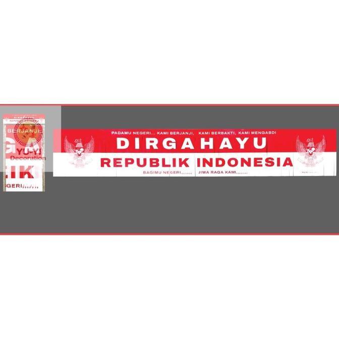 Jual Merdeka Garland/Banner Merah Putih/ Hiasan 17 Agustus - Jakarta ...