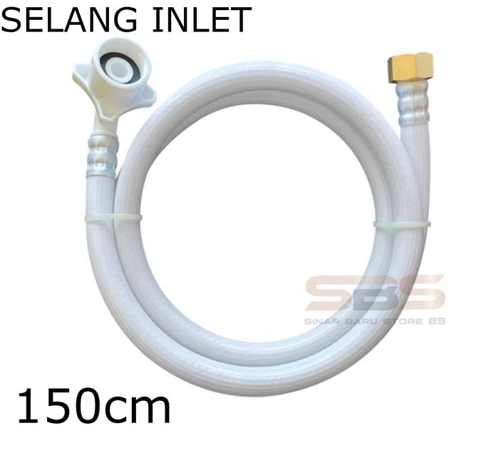 Jual Selang INLET mesin cuci drat 1/2" ukuran 1.5meter, 2meter dan ...